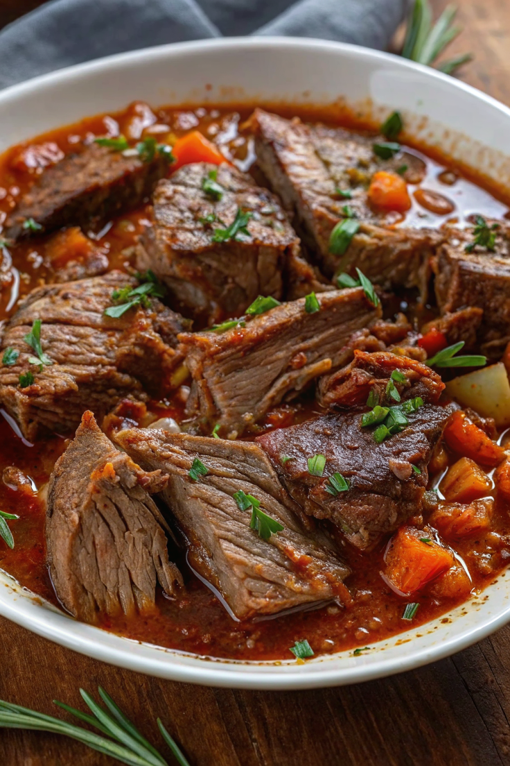 Italian Pot Roast (Stracotto) - Tender Braised Beef Recipe - Erin Recipes