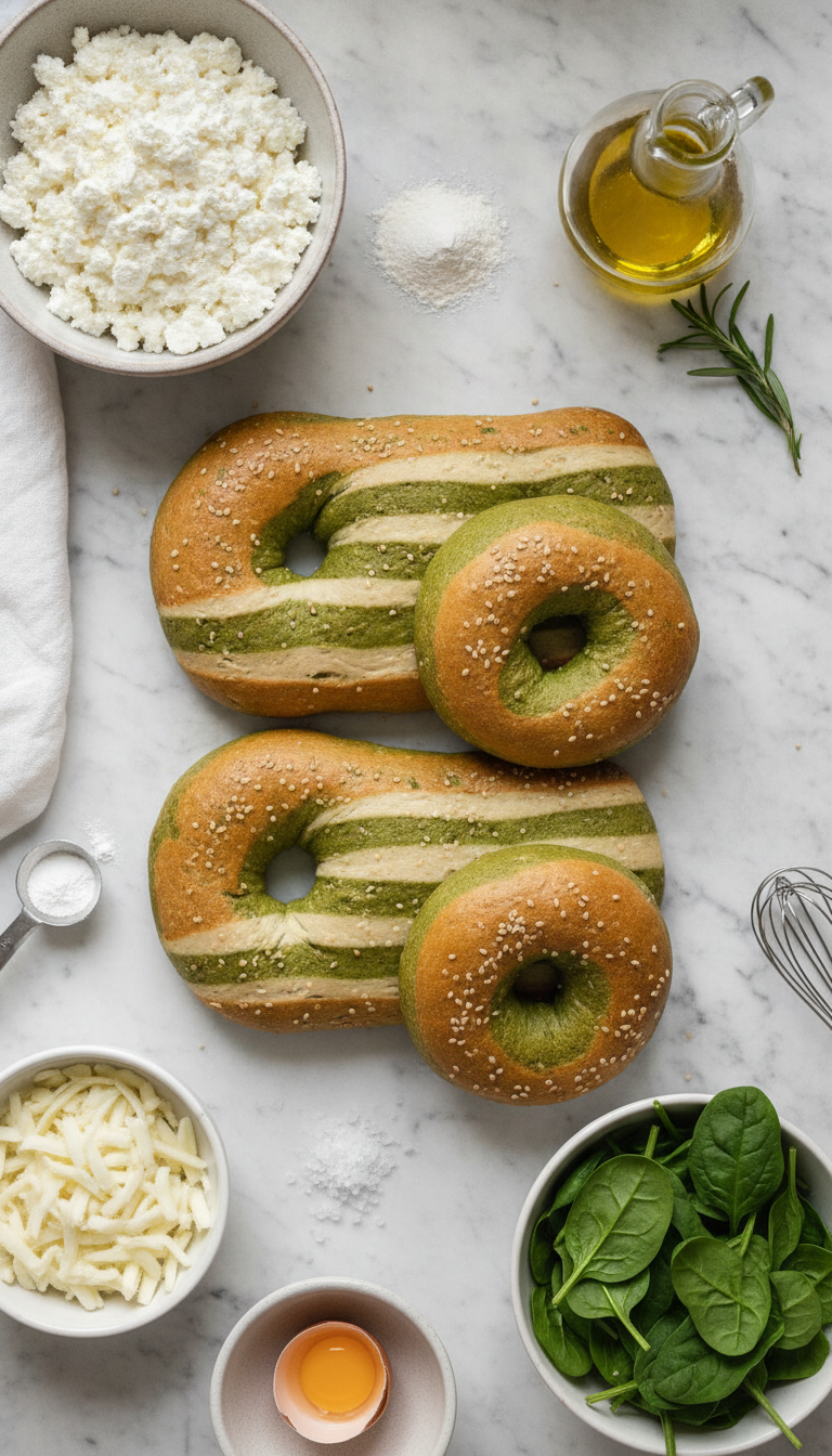 Easy Spinach Cottage Cheese Flagels Recipe - Quick & Delicious - Erin ...
