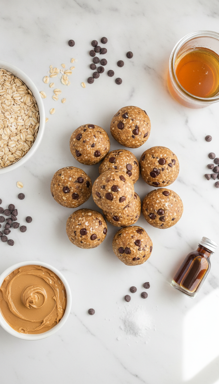 No-Bake Peanut Butter Oatmeal Energy Balls Recipe - Erin Recipes
