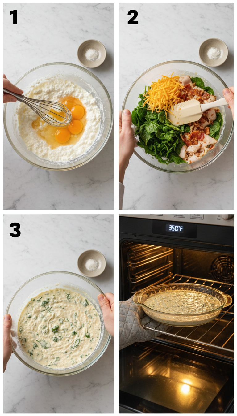 Cottage Cheese and Spinach Crustless Quiche Recipe - Erin Recipes